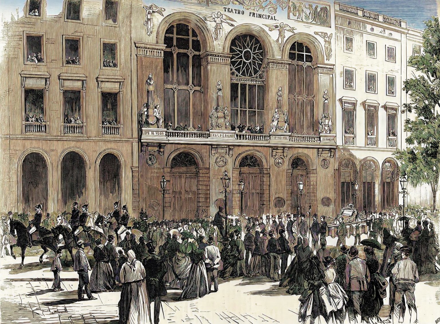 EL PRIMER TEATRO DE BARCELONA, EL TEATRO PRINCIPAL - BARCELONA MEMORY
