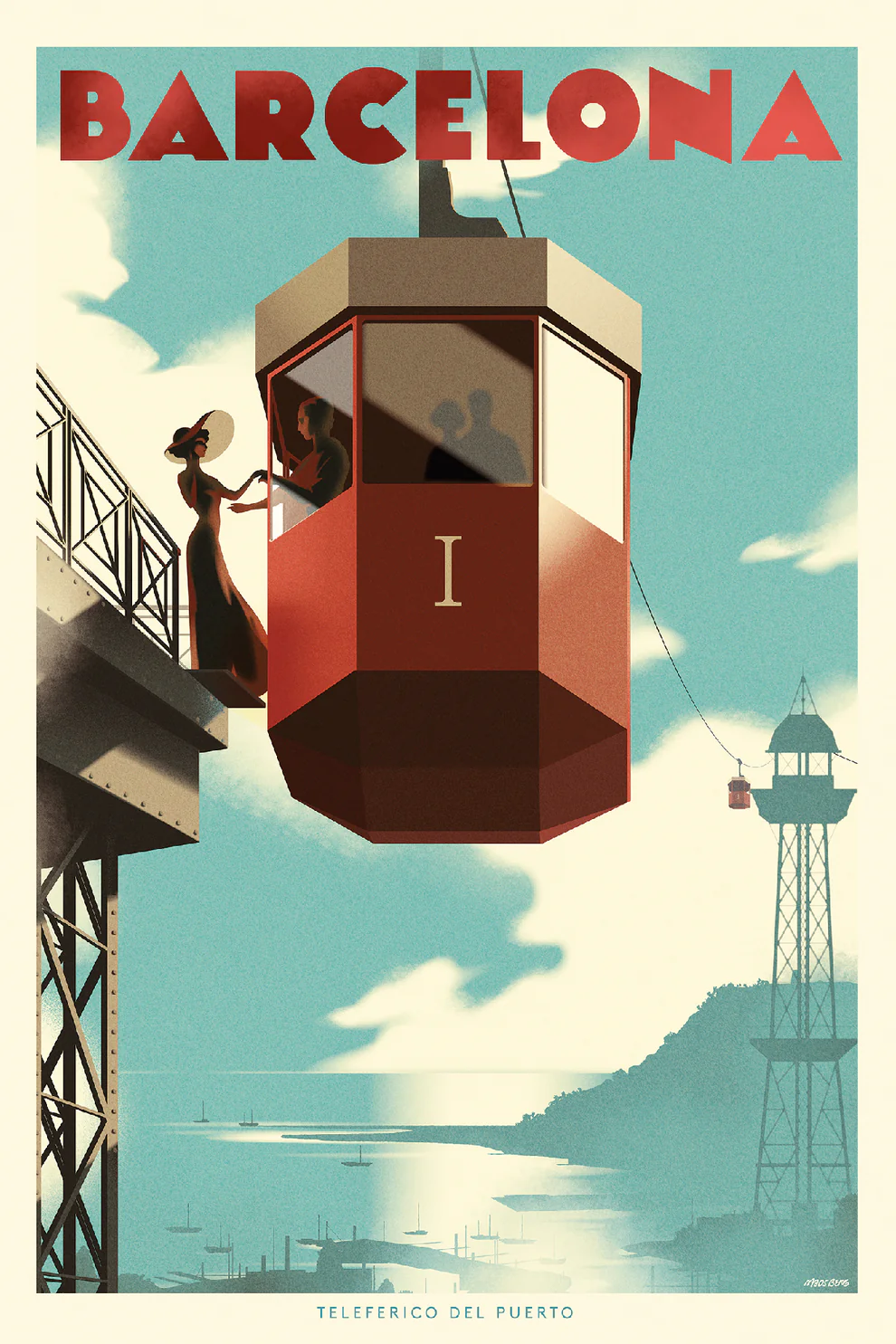 EL TRANSBORDADOR AÉREO DEL PUERTO - BARCELONA MEMORY